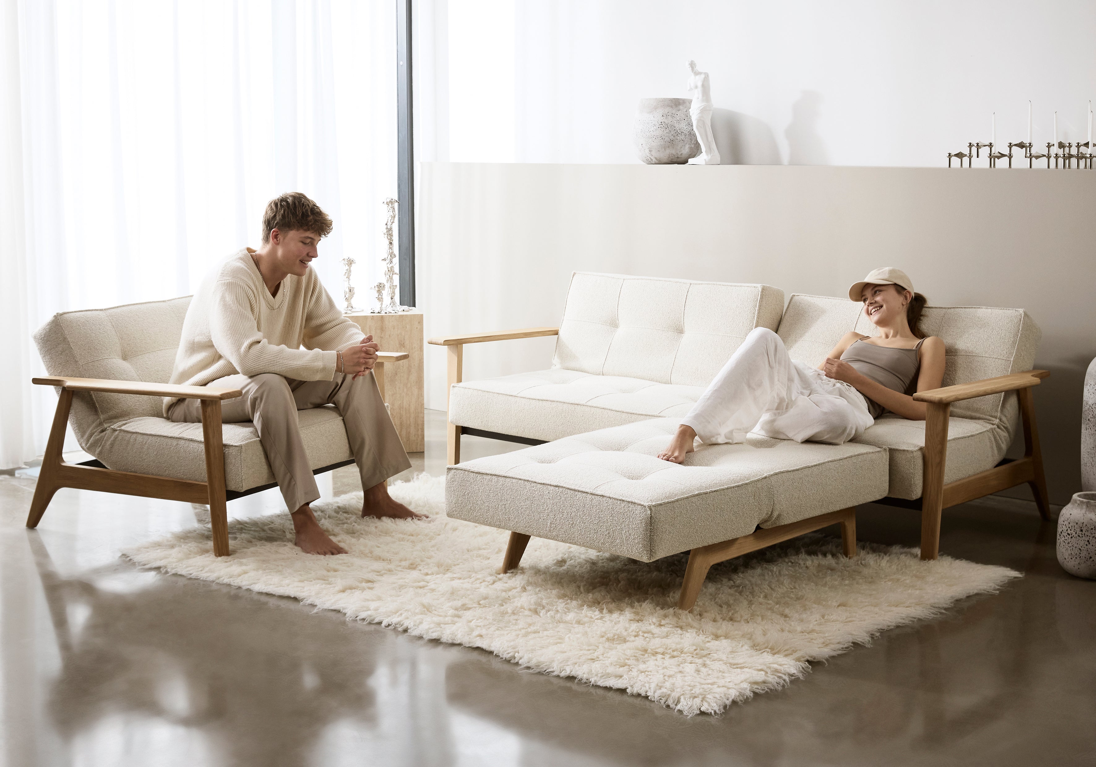Timber Arm – Innovation Sofa Beds